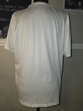 SHEIN | Other | Shein White Logo Tag Tee | Poshmark